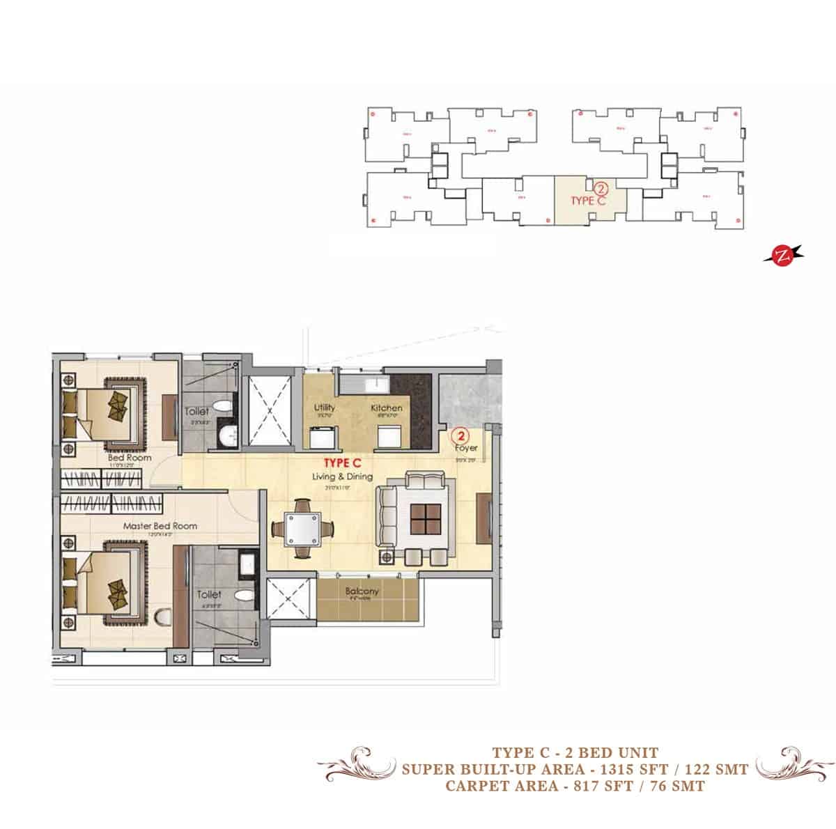 Prestige MSR Apartments In Mathikere - Reviews, Price