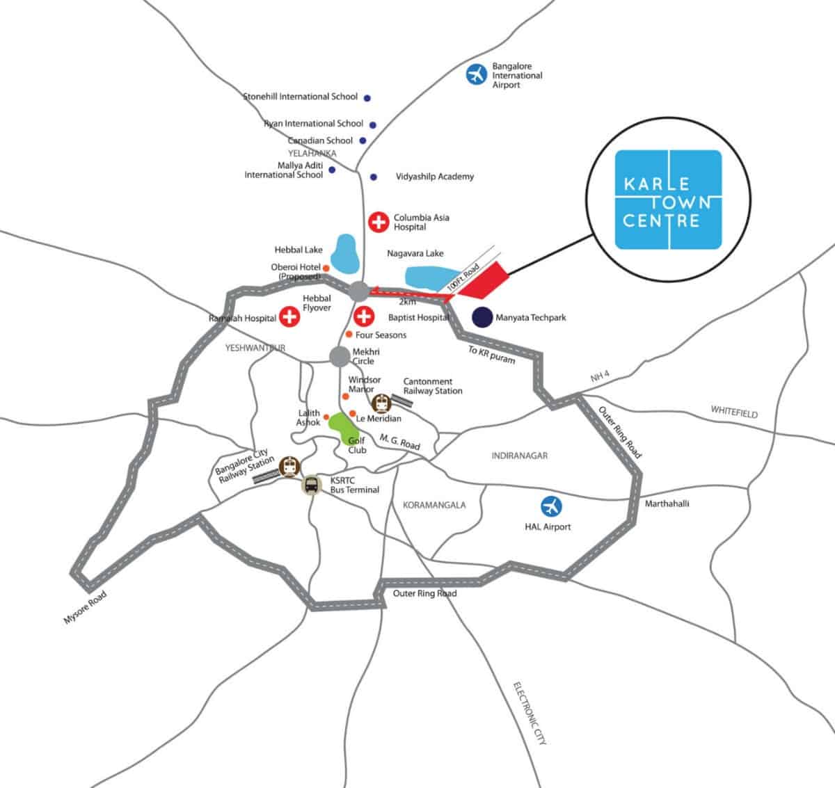 Karle Zenith Hebbal - Reviews, Price -3, 4BHK Apartments For Sale.