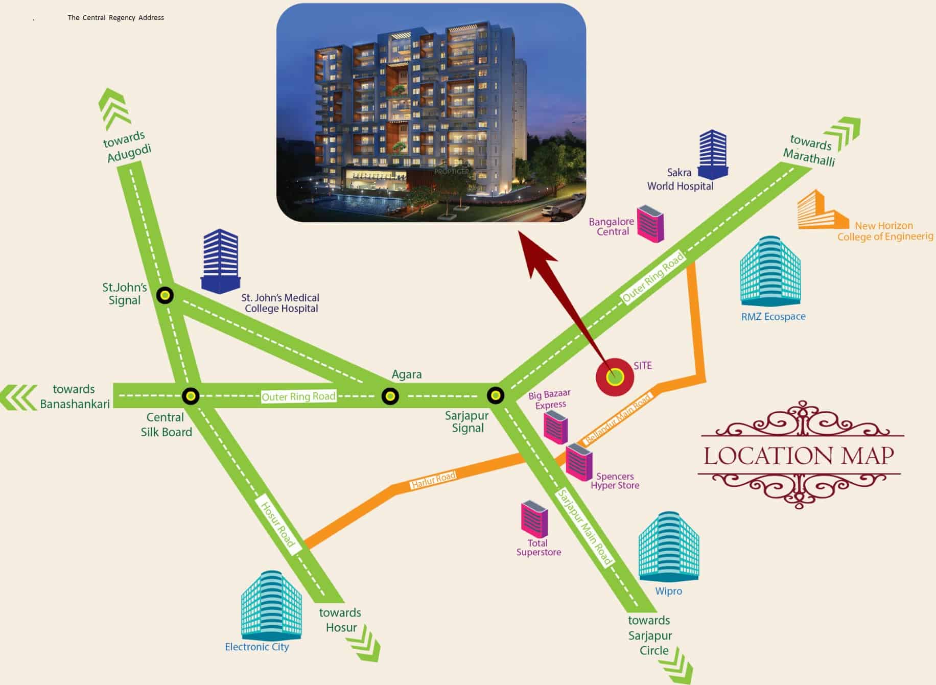 The Central Regency Apartments Bellandur, Bangalore