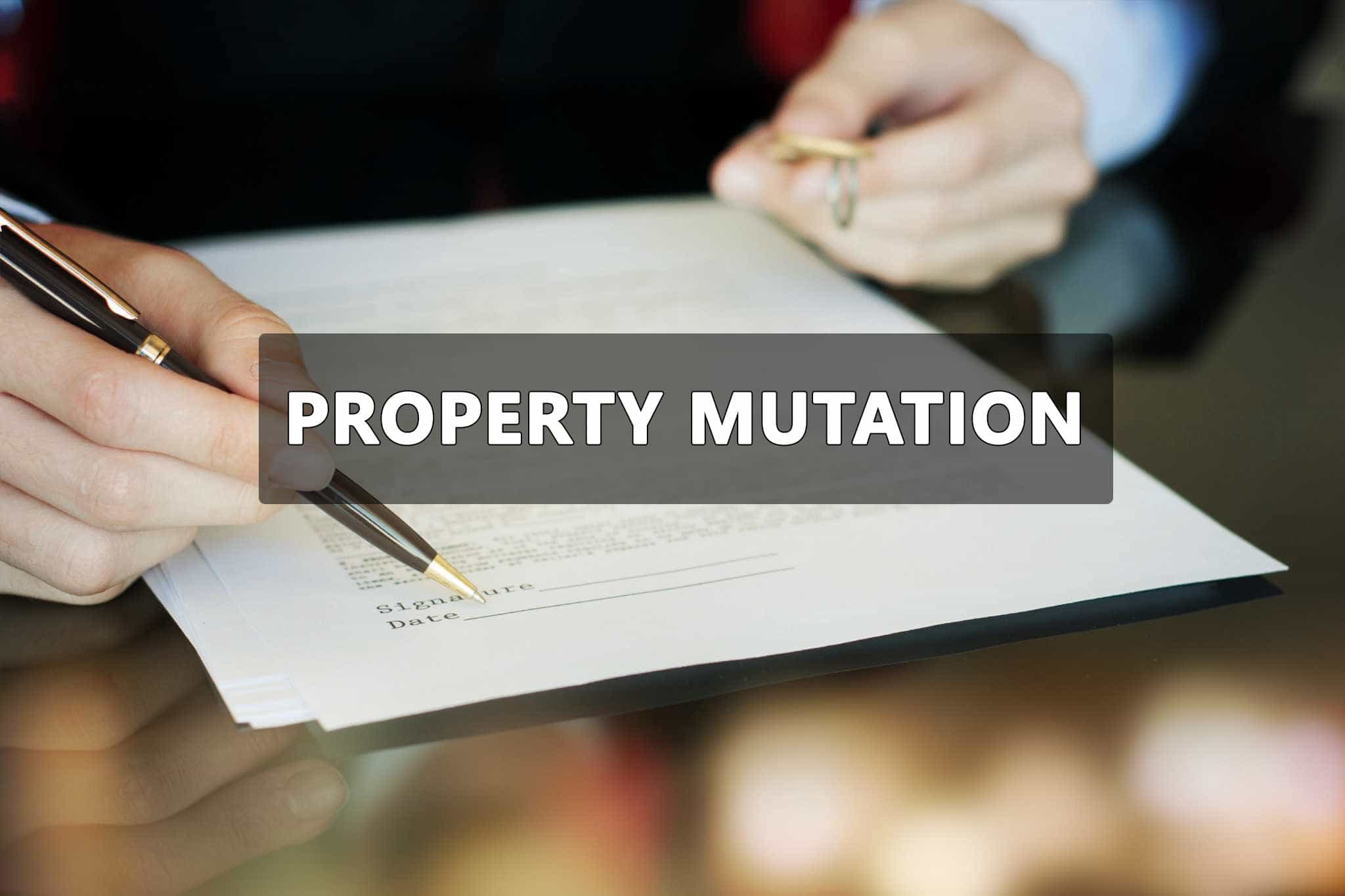 How To Apply For Mutation Of Property Online?