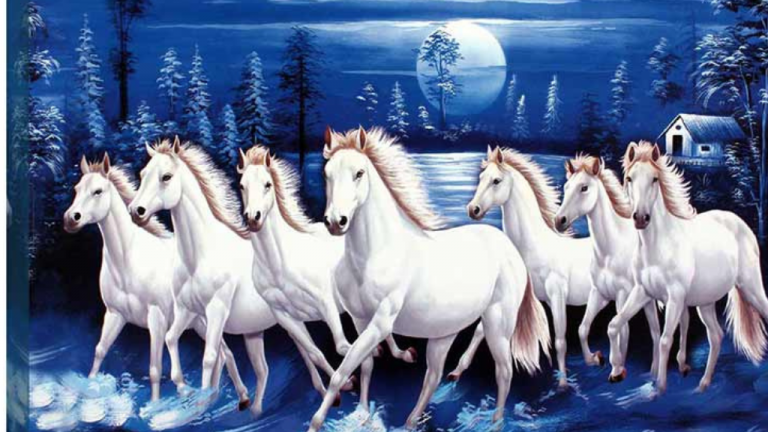 All About The Iconic 7 Running Horses Vastu.