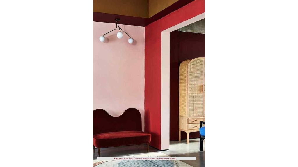 13 Pink Two-Colour Combination For Bedroom Walls Ideas