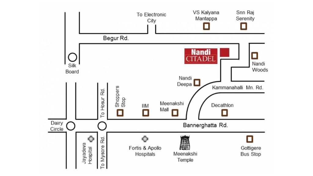 Apartment For Sale In Nandi Citadel In Bannerghatta Road
